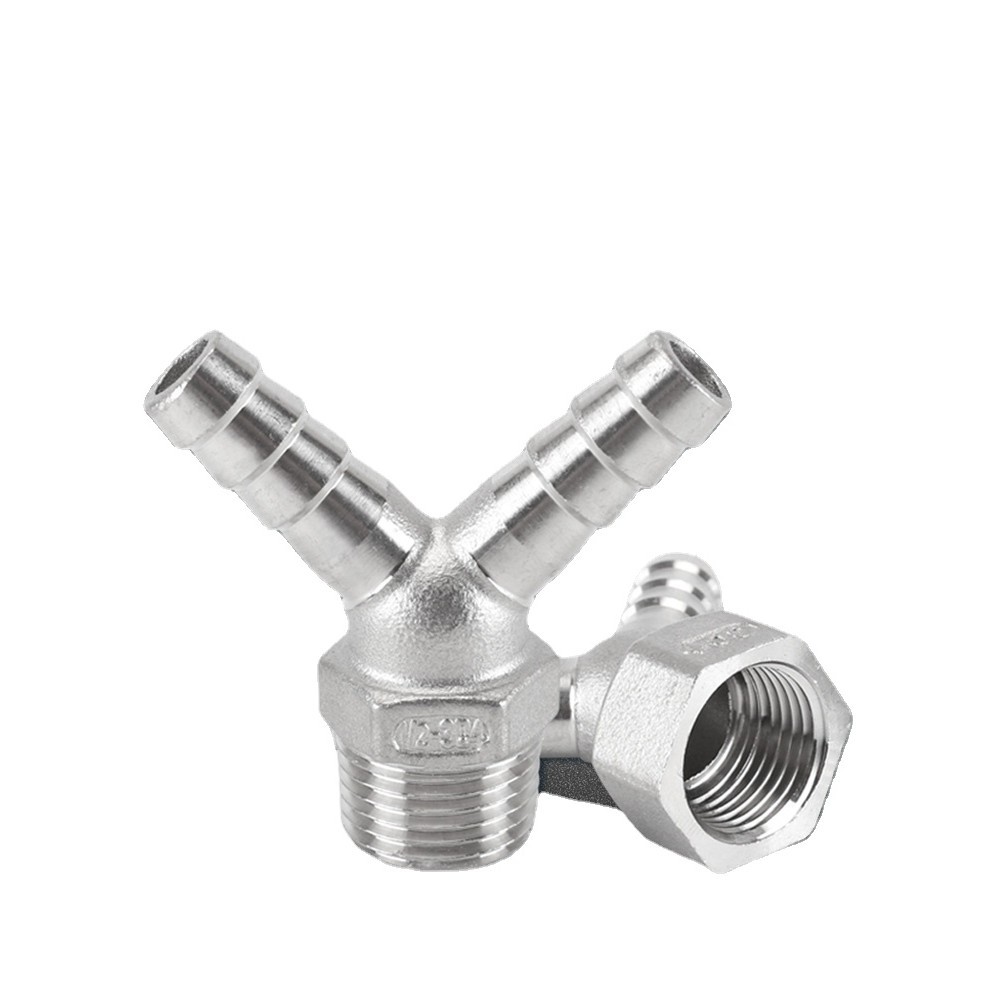 [SYH] 304 stainless steel Y-type pagoda joint, outer wire thread, gas ...