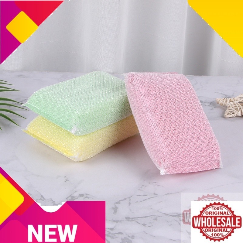 Kitchen Dishwashing Heavy Duty Scouring Sponge Dish Wash Plate Washer ...