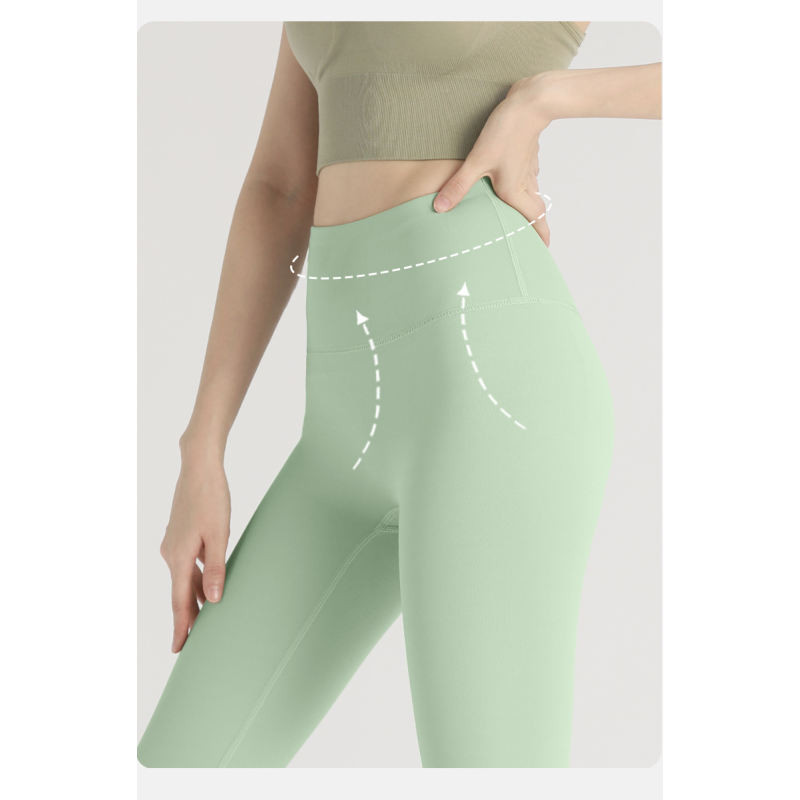 Hip lifting yoga pants without embarrassing line, high waist, belly ...