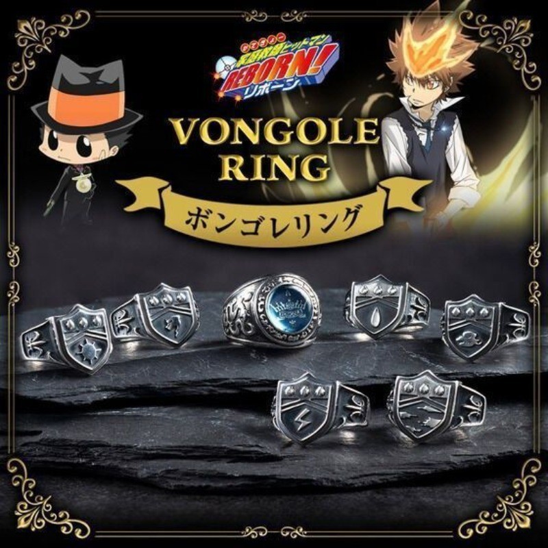 HITMAN REBORN Ring Man Pengo Column Rings for Women VONGOLA Jewelry ...
