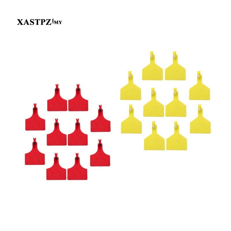 [ 10 Pieces Cattle Ear Tags Labels for Pig Livestock Cow Cattle Pigs ...