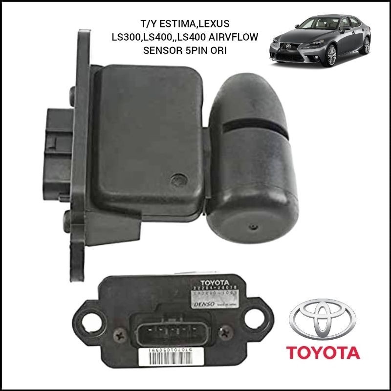 TOYOTA ESTIMA,LEXUS LS300,LS400,,LS400 AIRVFLOW SENSOR 5PIN ORIGINAL ...