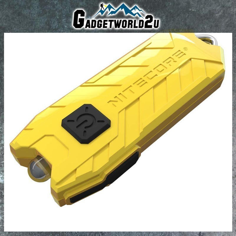 Nitecore TUBE V2.0 Lemon LED Keychain 55L Rechargeable Flashlight ...