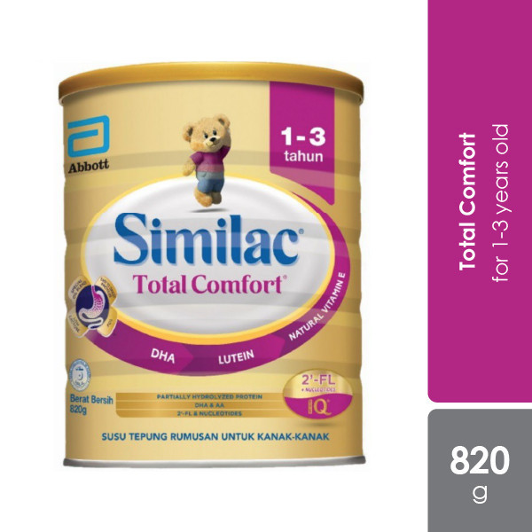 Abbott Similac Total Comfort Plus 1-3 Tahun 820g | Shopee Malaysia