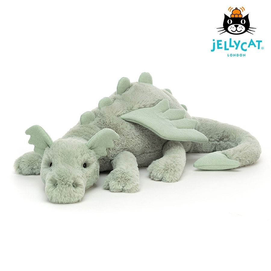 Jellycat Matcha Snow Dragon/Green/66cm eslite | Shopee Malaysia