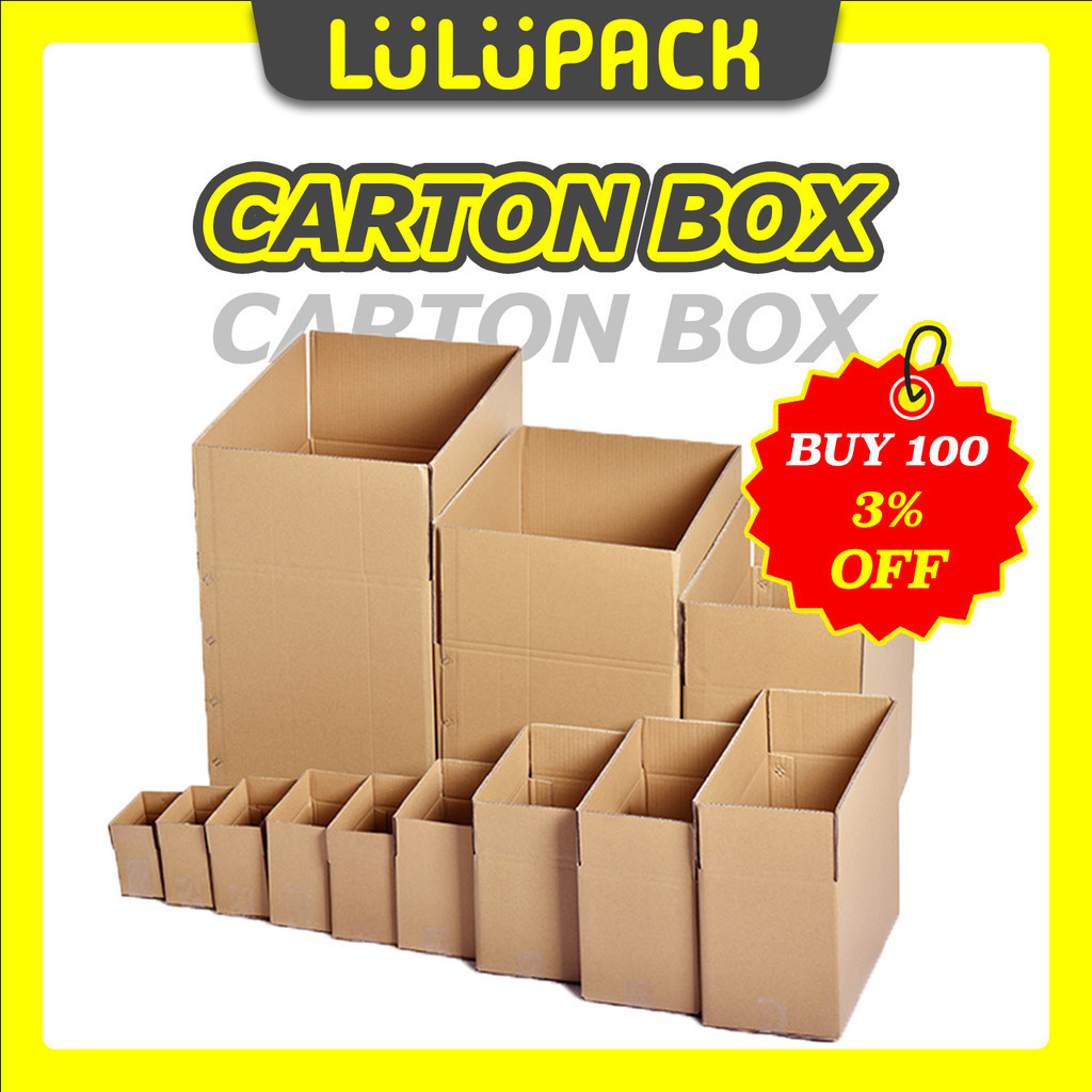 LULUPACK Carton Box Kotak Carton Kotak Hantaran Packaging Box Big Box ...