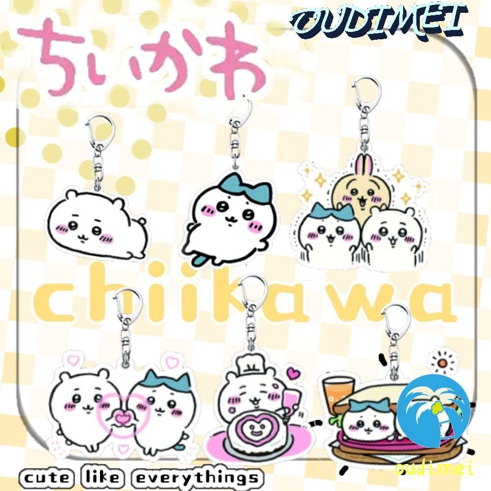 OUDIMEI Chiikawa Pendant, Cartoon Momonga Anime Chiikawa Keychain ...