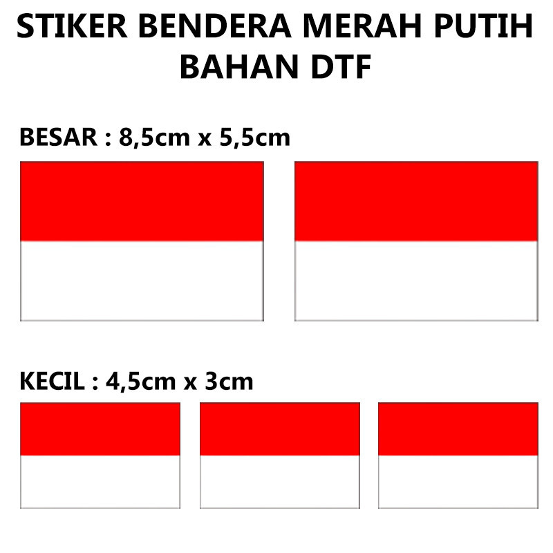 MERAH PUTIH Clothes Stickers / T-shirts, Indonesian Ironing Stickers ...