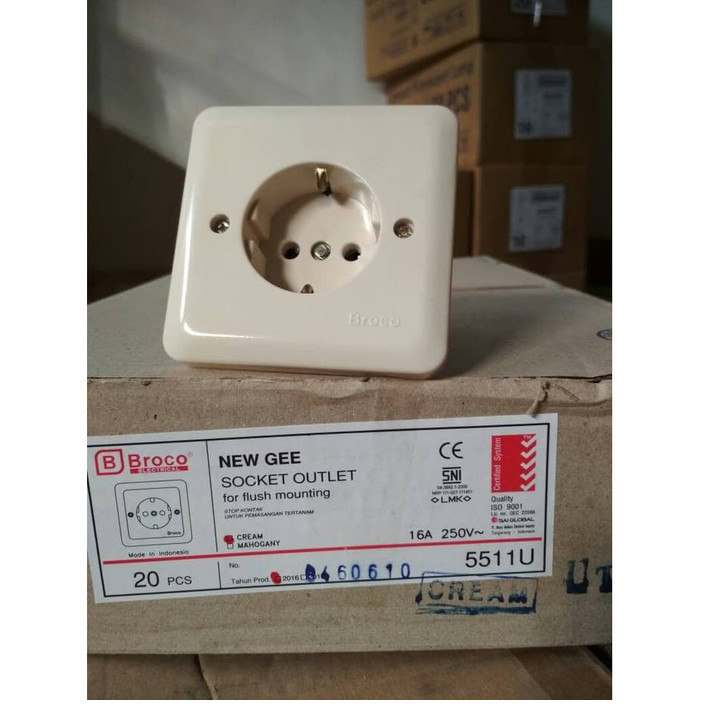 Ib Tanam Socket BROCO Socket Inbow Socket Planted Wall Model ORIGINAL ...