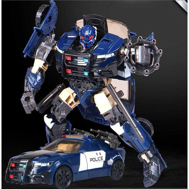 Transformers Toy Movie Version Police YS05 Car Road Barrier Robot Boy ...