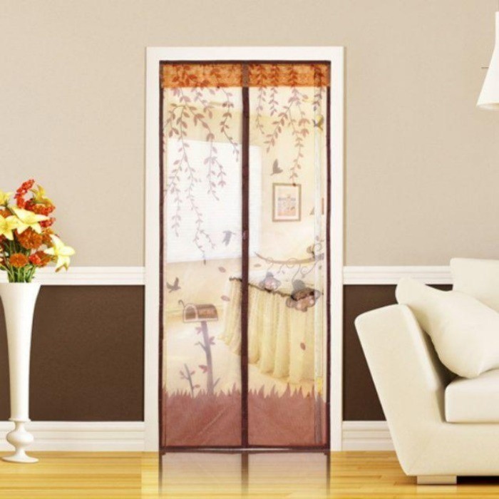 Mosquito Net Door Magnetic Mesh Screen Curtain Prevent Denggi Anti ...