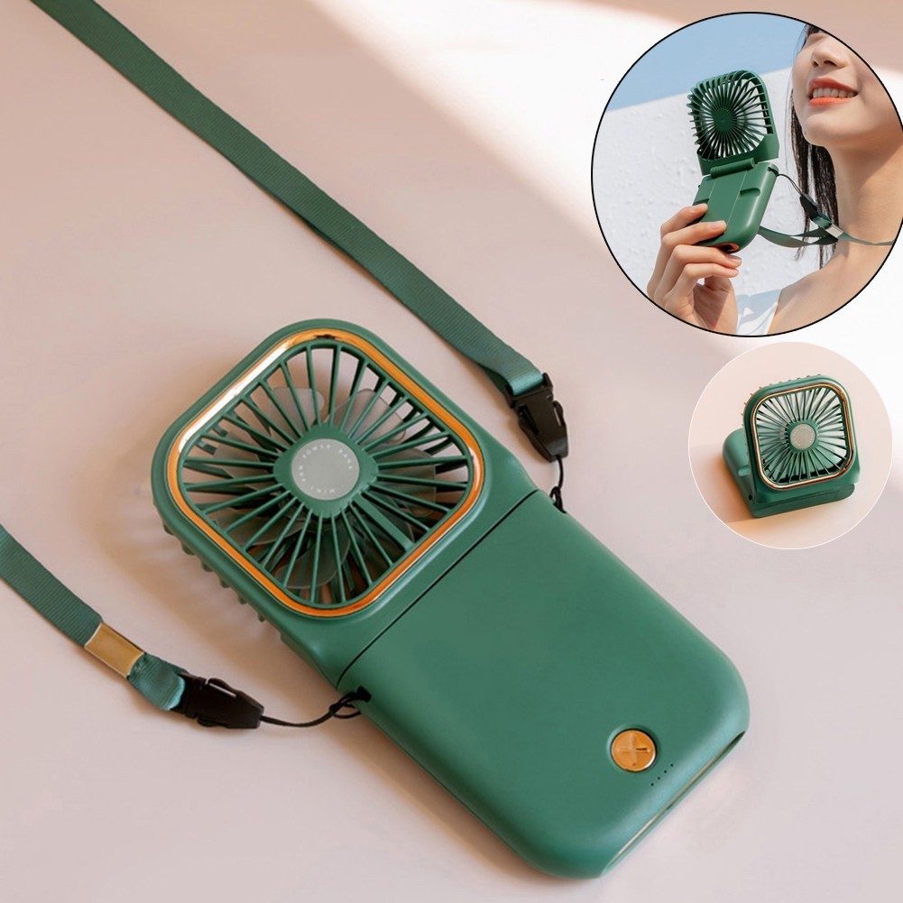 Hanging Neck Fan Portable Kipas Leher Folding Cooling Fan with Lanyard ...