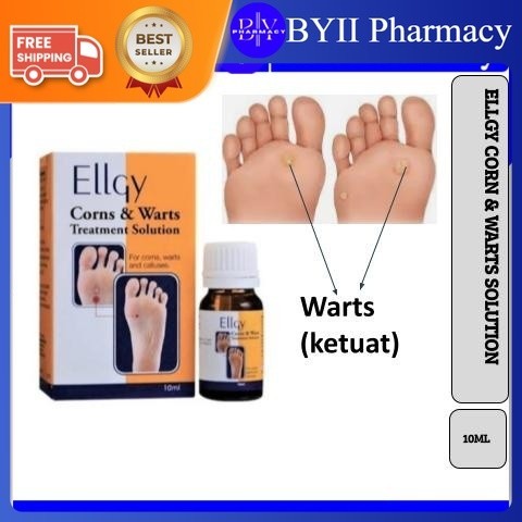 Ellgy Corns & Warts Treatment Solution (10ml) | Shopee Malaysia
