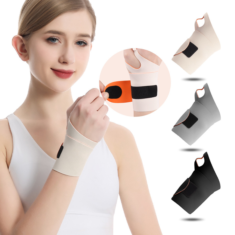 1 Pieces Adjustable Wrap-around Compression Wrist Brace Light Weight ...