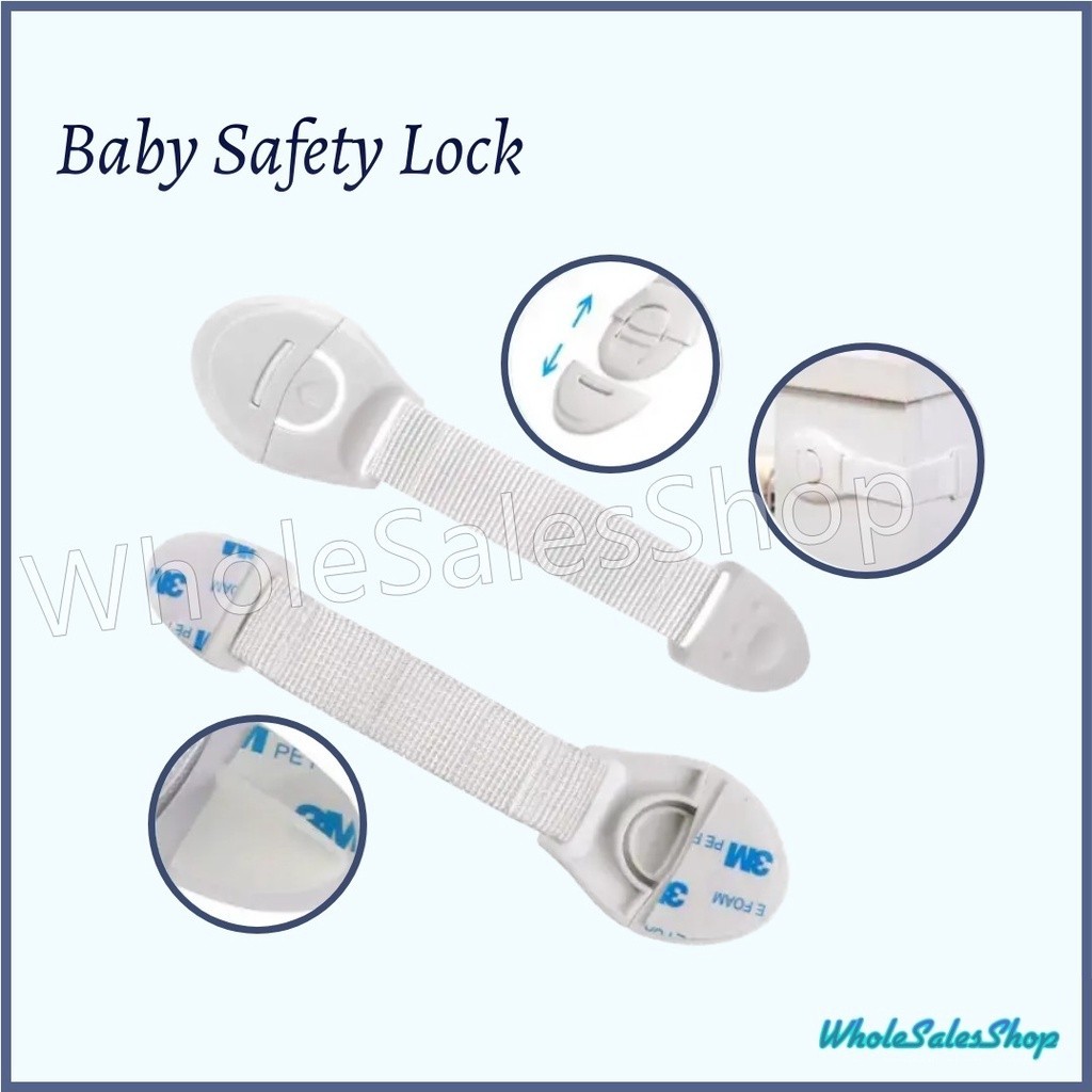 Baby Toddler Safety Lock Drawer Cupboard Fridge Cabinet Door Lock ...