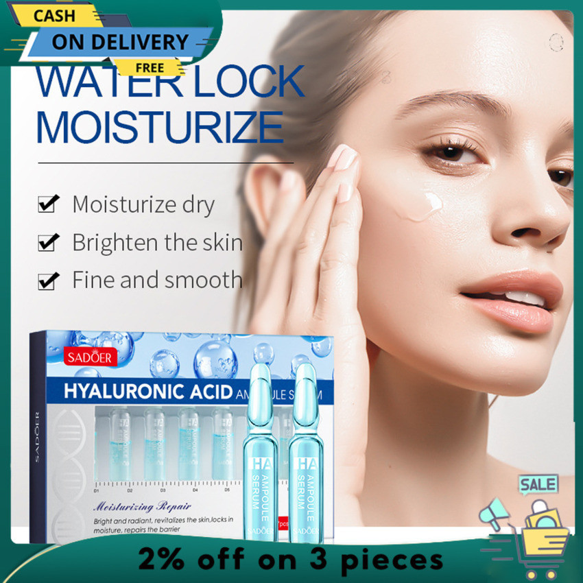 Ampoule Essence Hyaluronic Acid Serum 24K Gold Serum Vitamin C Serum Concentrated Nourishing VC ...