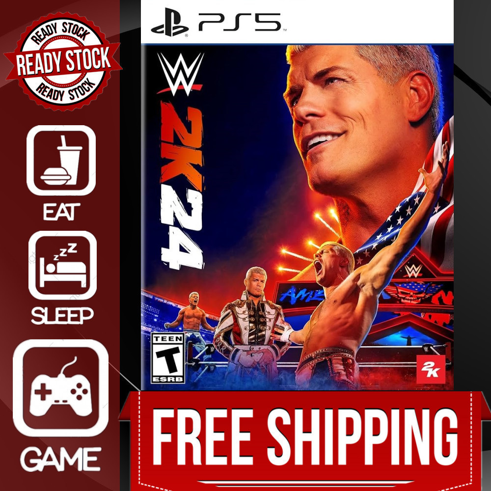 PS5 WWE 2K24 (English*Disc*New Seal)Wrestling Video Game | Shopee Malaysia