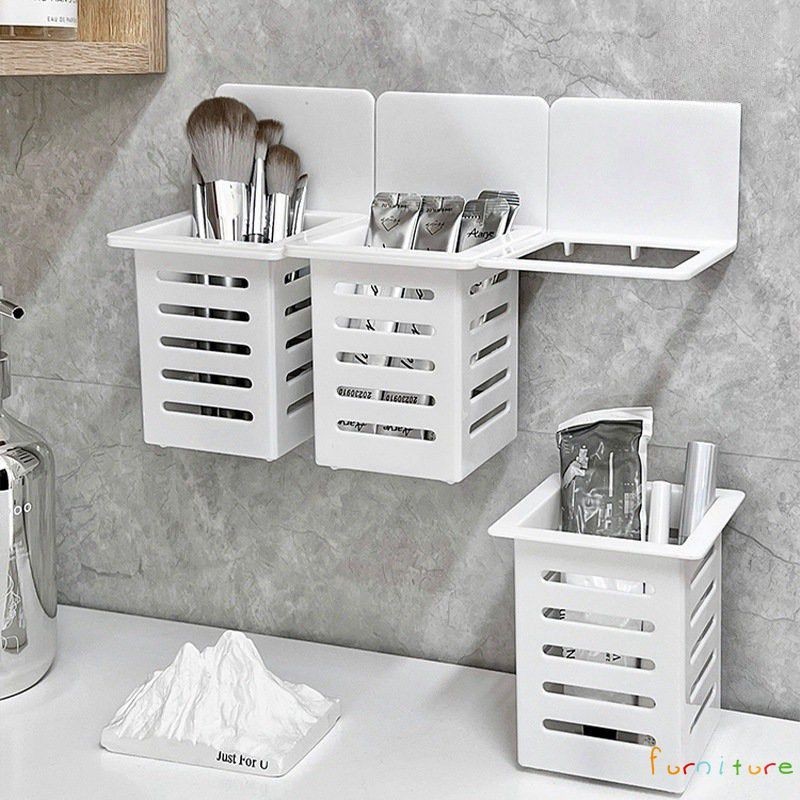 Wall Hanging Spoon Drain Basket,Removable Bathroom Place Rack,Jewelry ...