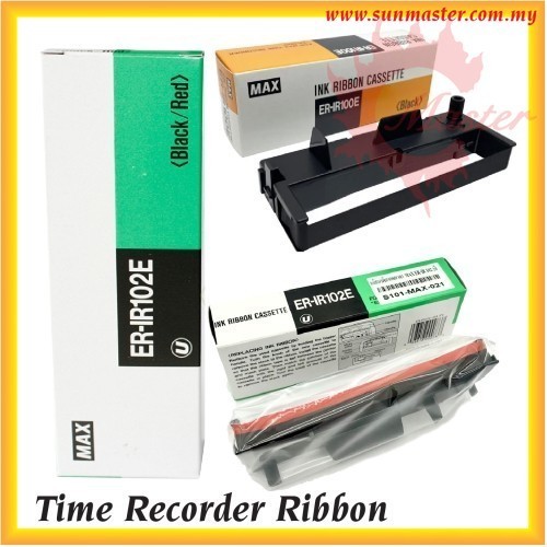 MAX Time Recorder Ribbon ER-1100 ER-1500 ER-2500 ER-2700 ER-3100 | ER ...