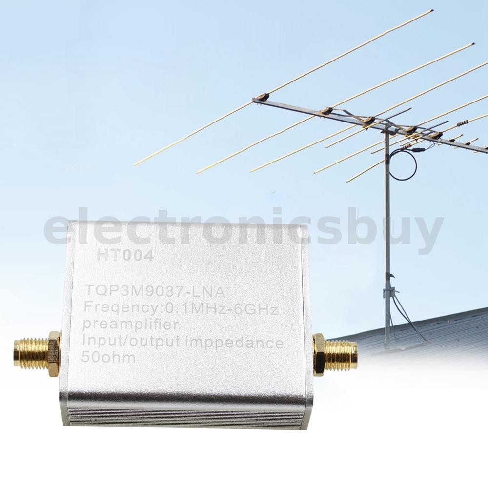 100K-6GHz Full Band Low Noise Amplifier 20dB High Gain Power Preamplifier LNA Module for RF ...