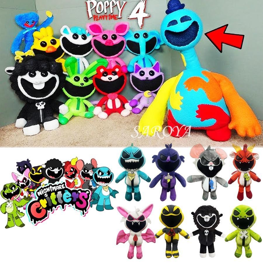 Baba Chops /Rabie /Doey The Doughman Plush New Nightmare Critters Poppy ...