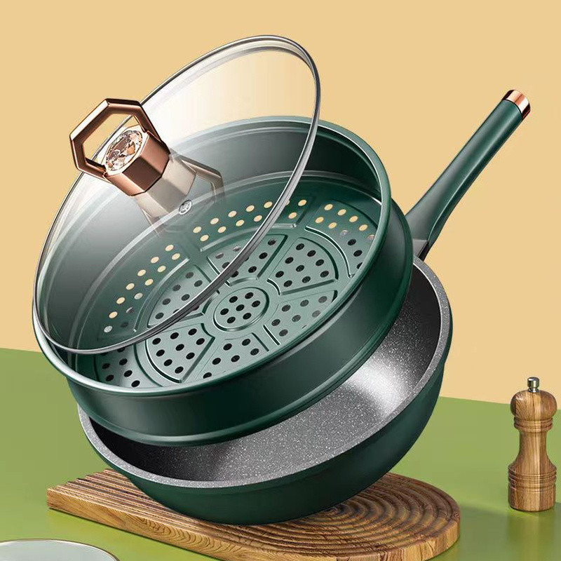 Menggoreng dan Menggoreng All-in-One Queen Non-stick Kuali Edisi ...
