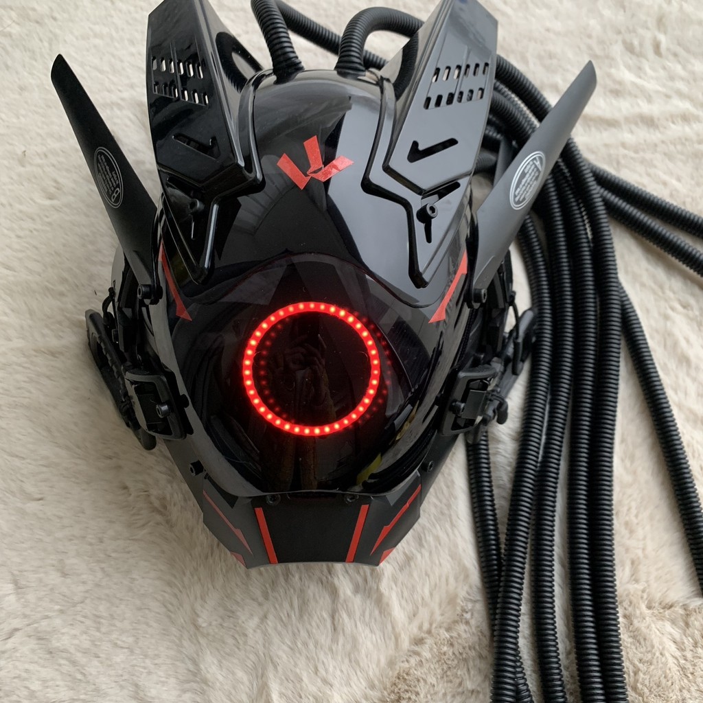 Face Mask Props Performance Punk Friends Clothes Cyber Functional Style ...