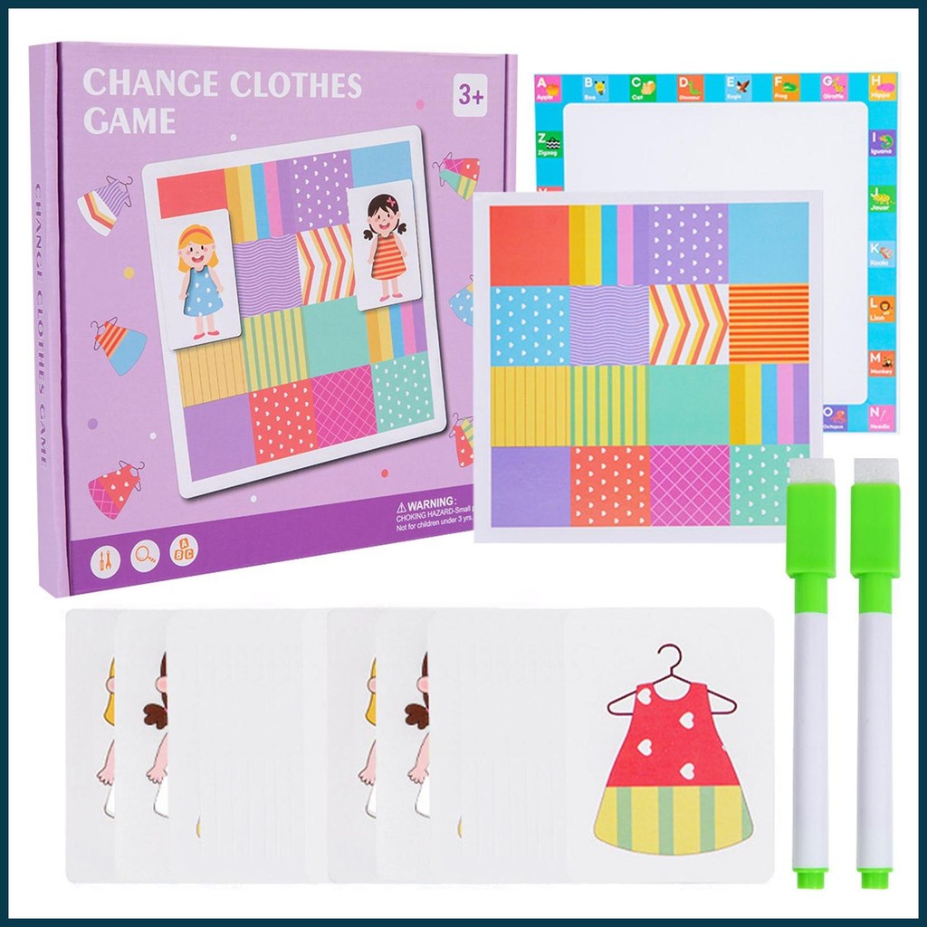 Change Clothes Game Doll Change Clothes Games Toy Set Girl Dress-Up ...