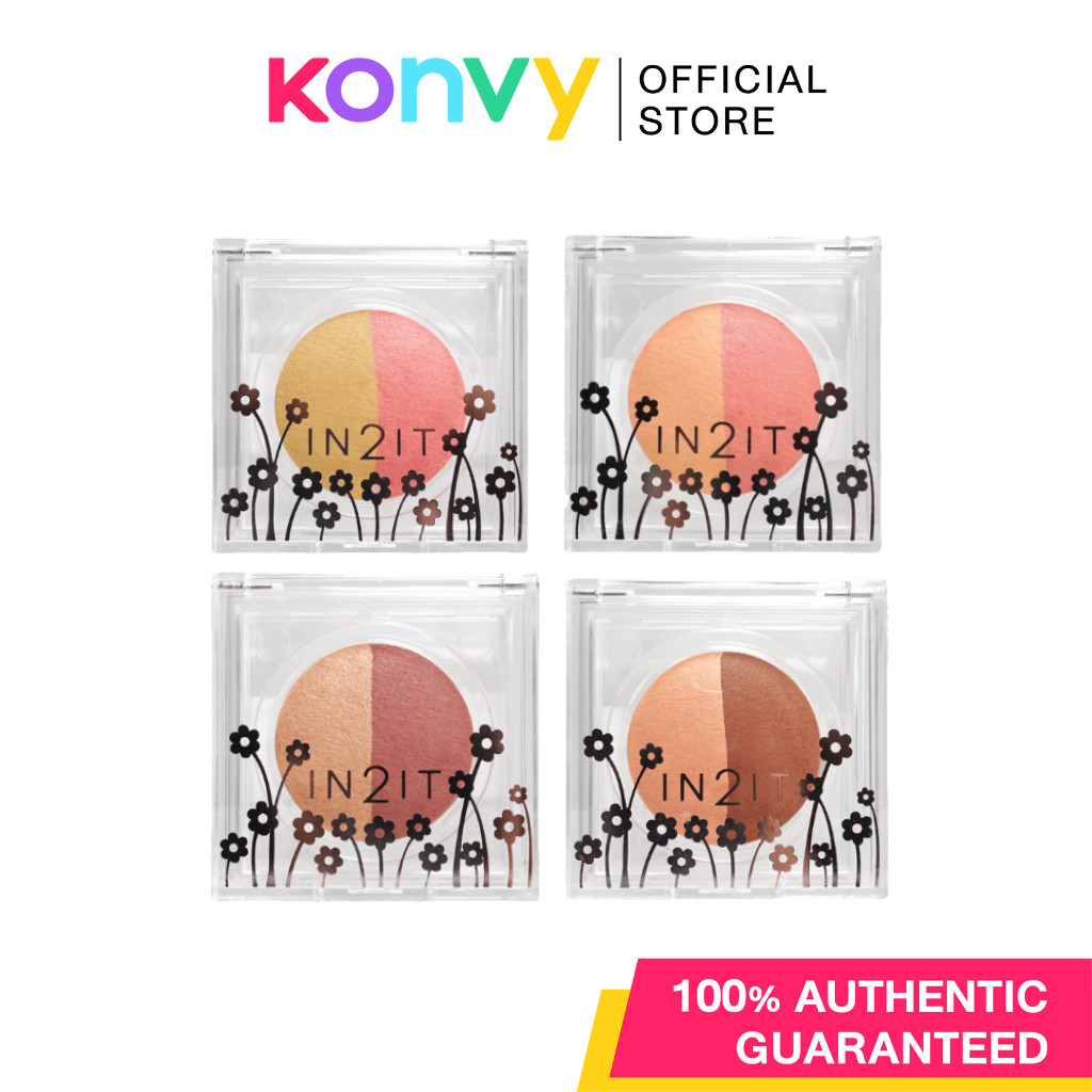 IN2IT Duo Sheer Shimmer Blush 3.5g (DSB) (4 Color to choose) | Shopee ...