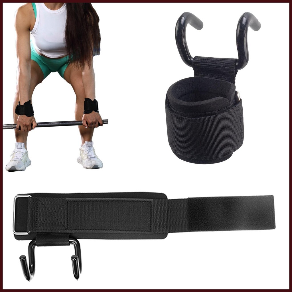 Hand Grip Support for Deadlift Heavy Duty Pull-up Assist Wrist Gloves ...