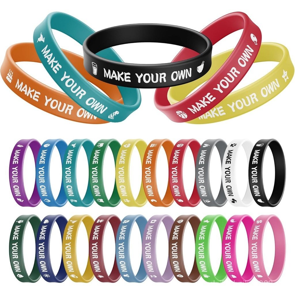 Tambahan dengan Pure Supports AdvancedCustom Silicone Wristbands Pukal ...