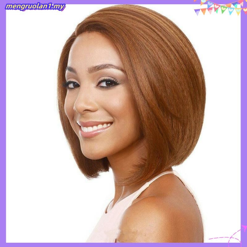 European and American fashion ladies short hair bobo head trim face ...