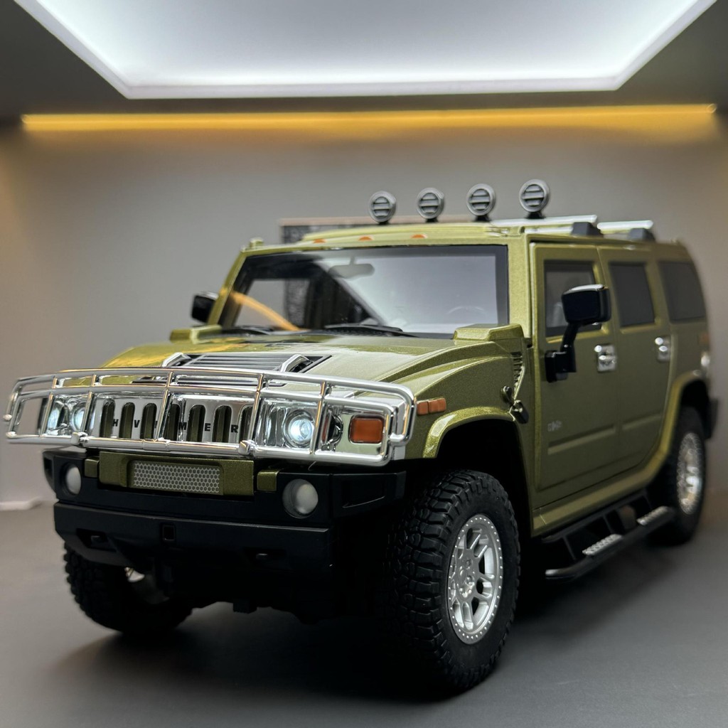 Ok Alloy Car Model 1: 18 Hanma H2 Off-Road Vehicle Sound Light Pull ...