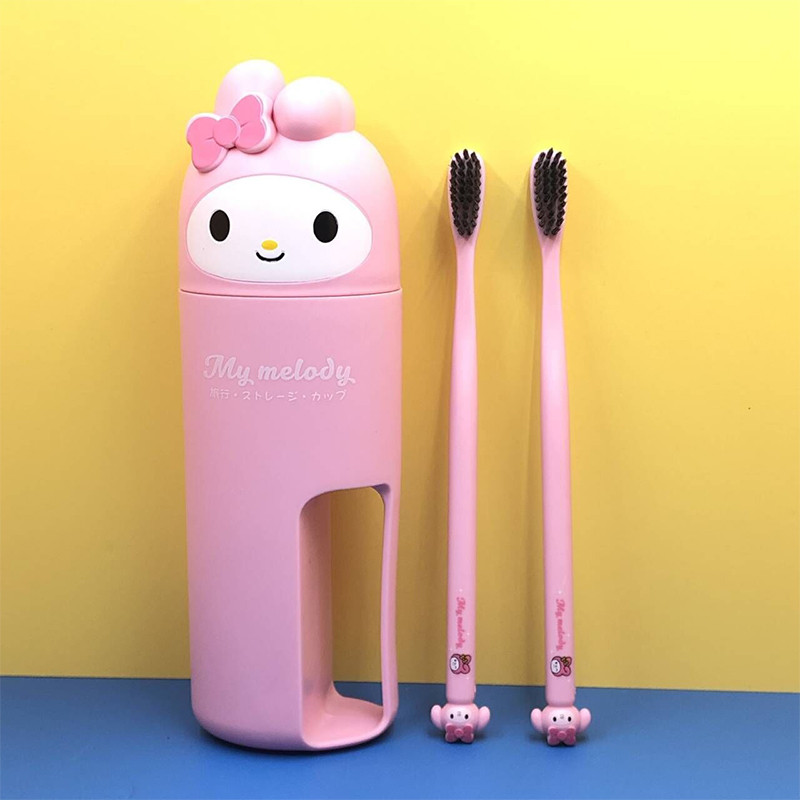 Eas Portable Cartoon Creative Sanrio Toothbrush With Mouthwash Cup ...