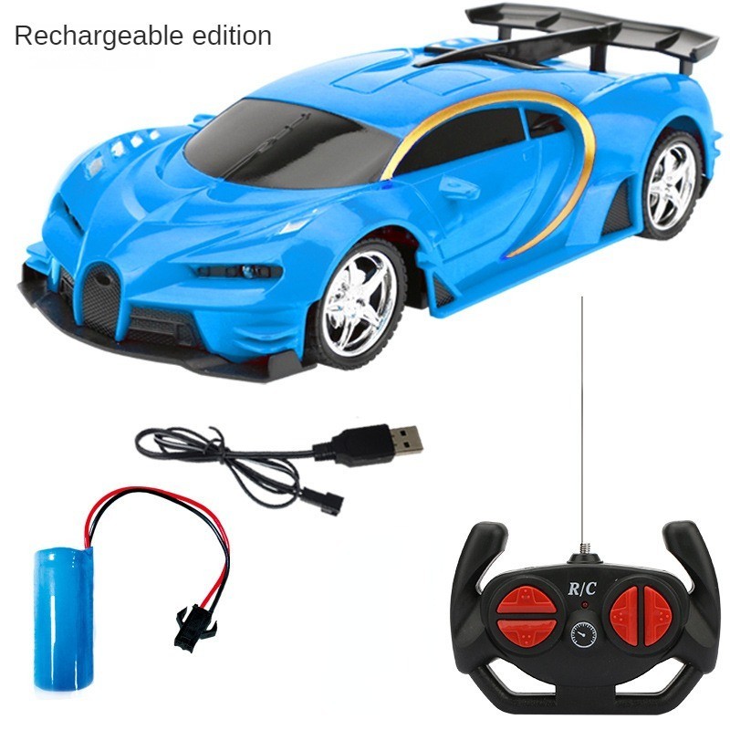 RC Cars Kids Electric Boys Toy Sports Car Charging Bugatti Toy Car 4 ...