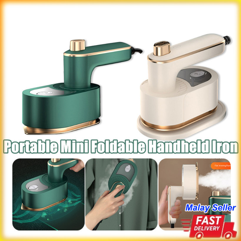 Travel Mini Iron Portable Rotatable Handheld Household Wet and Dry ...