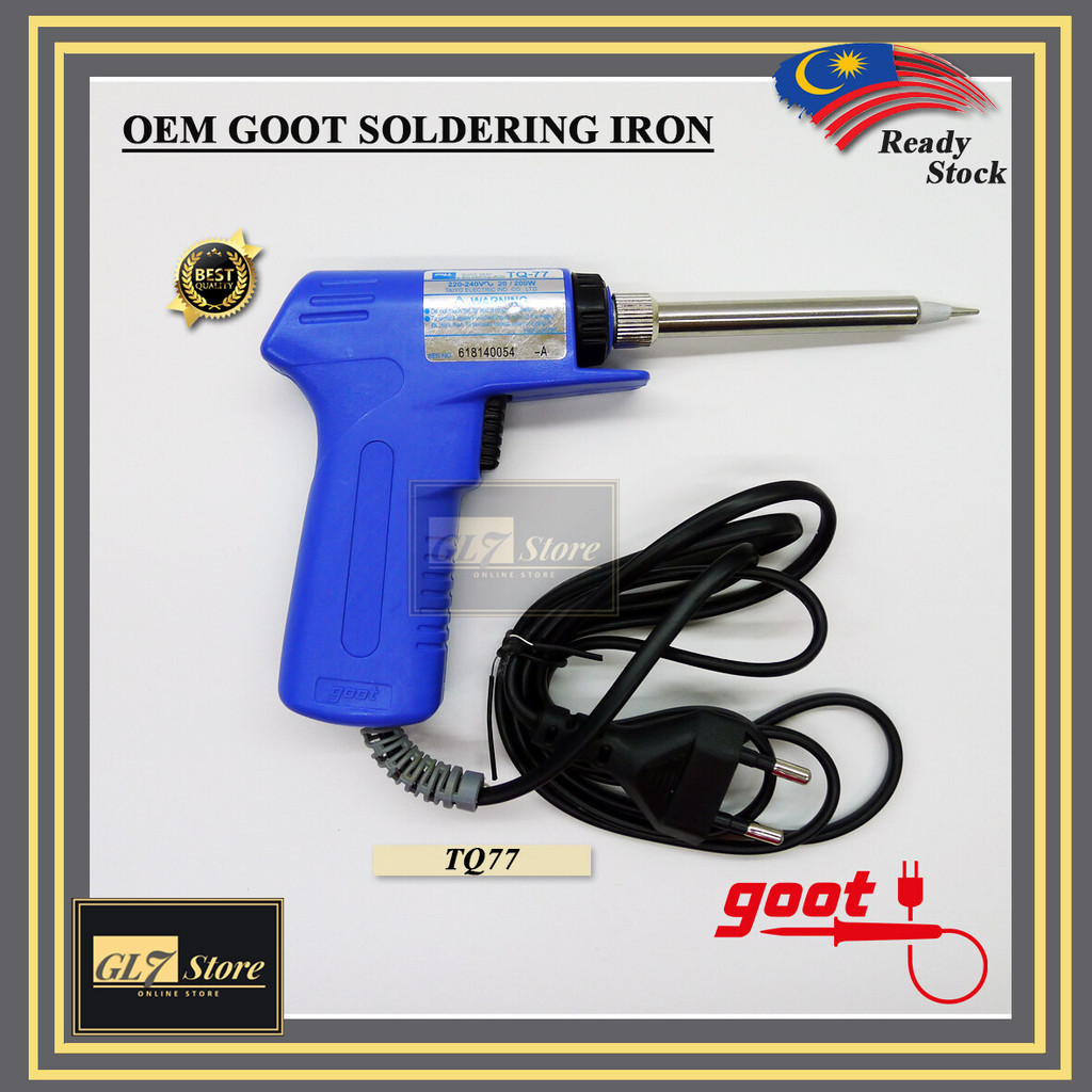 OEM JAPAN GOOT TQ-77 QUICK HEAT SOLDERING GUN WELDING IRON 20W-200W TWO ...