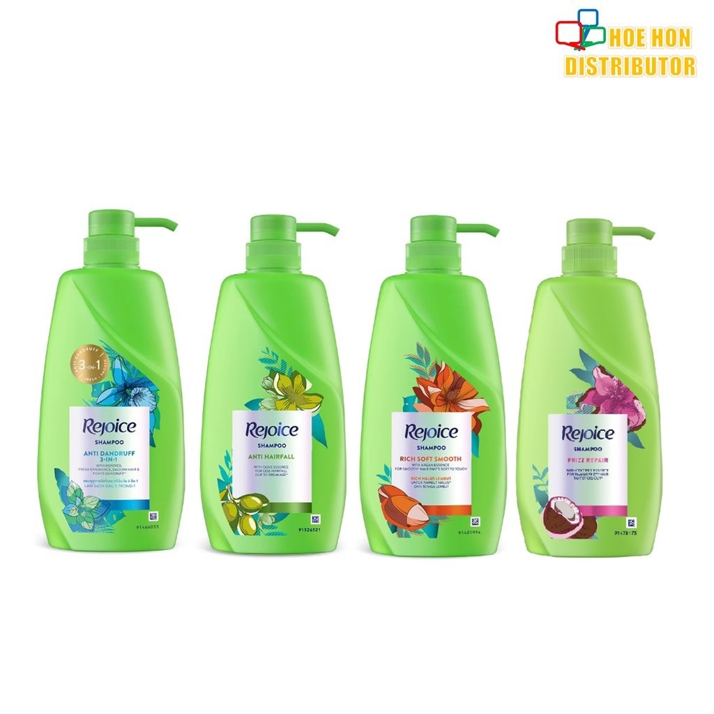 Rejoice Shampoo 600ml Perfume Smooth Fresh Strawberry Anti Dandruff Rich Soft Smooth Anti Frizz ...