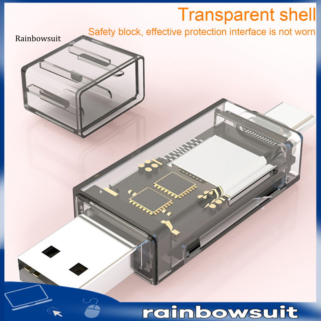 [RB] Pocket-sized Card Reader Mobile Phones Card Reader High-speed Usb ...
