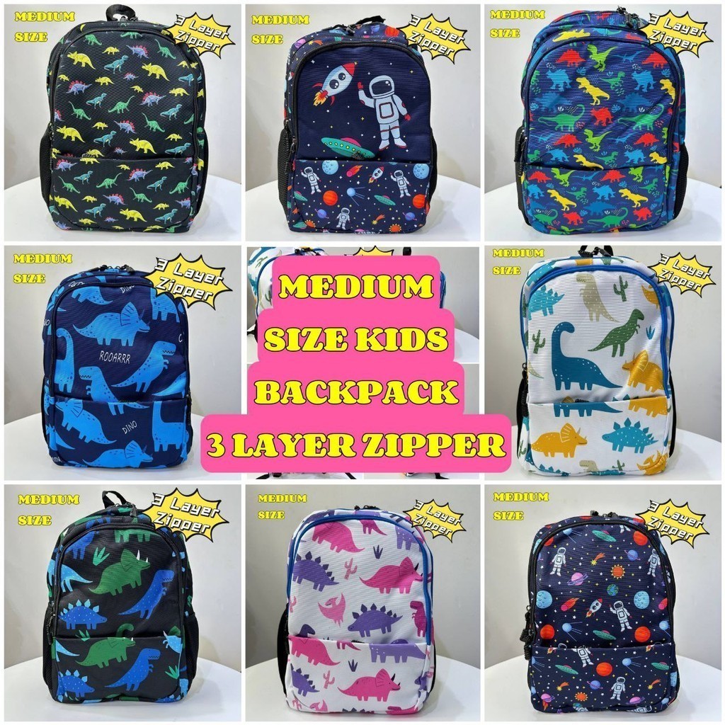 [YOYOSHOPPE FREE 2 pencils] High Quality Medium Kids School Bag beg ...