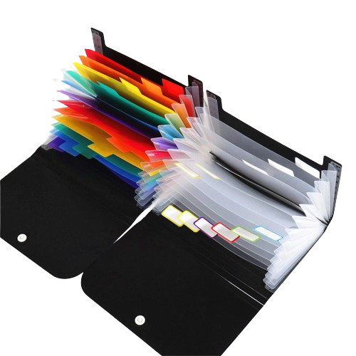 Small Accordion File Organizer 7-layer 13-layer A6 Mini Expanding File ...