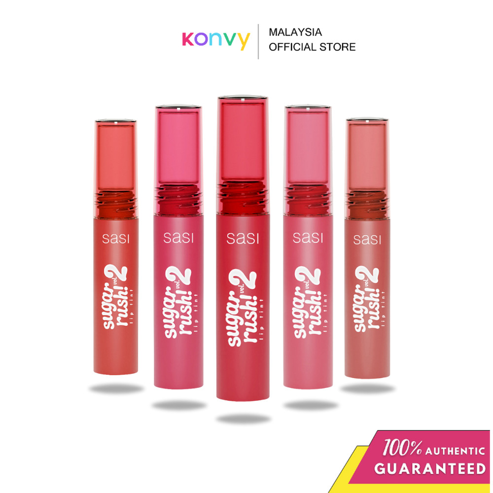 SASI Sugar Rush Lip Tint Vol.2 (2g) - 11 Colors to Choose | Shopee Malaysia