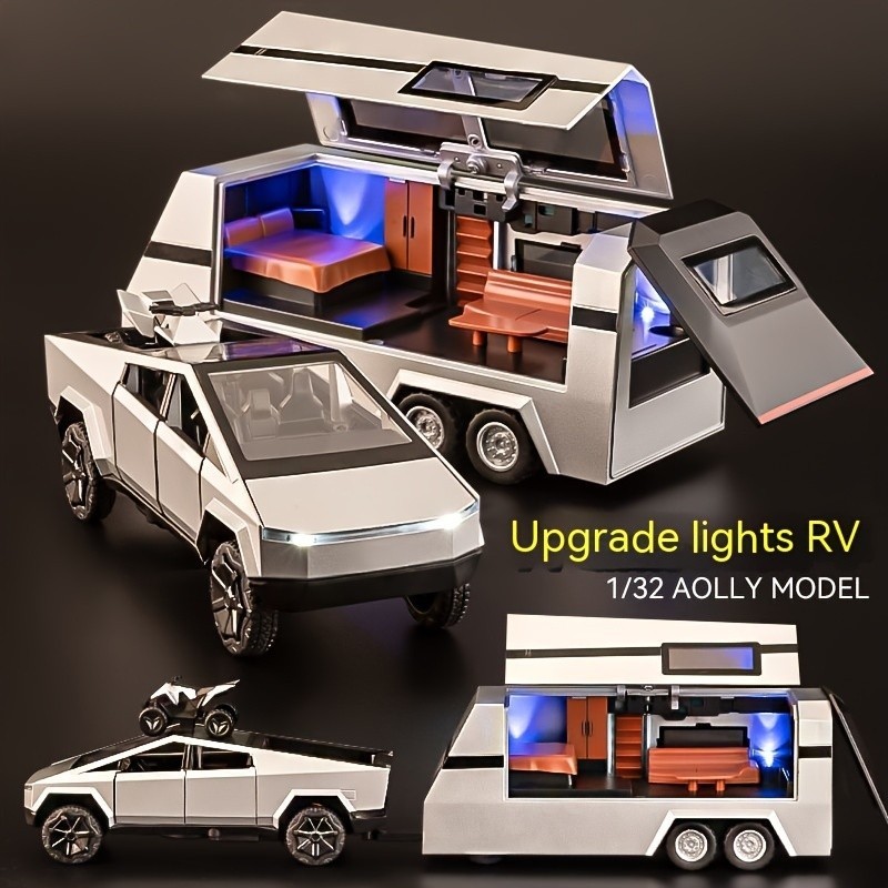 1:32 Model Simulation For Tesla Pickup Alloy Toy Car Collection ...