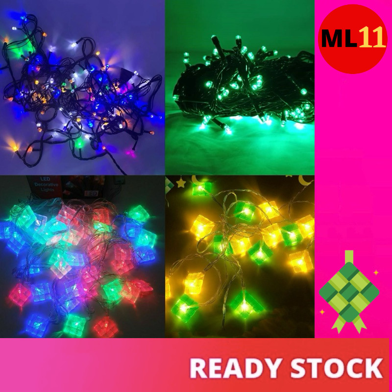 100LED 10M Led Light / Fairy Light / Lampu Raya / Lampu LED / Lampu ...