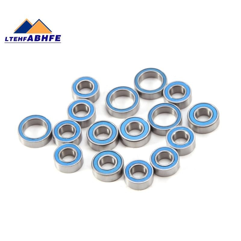 ⚡⚡16PCS Rubber Sealed Ball Bearing Kit for Tamiya TT02 TT-02 TT02D TT ...