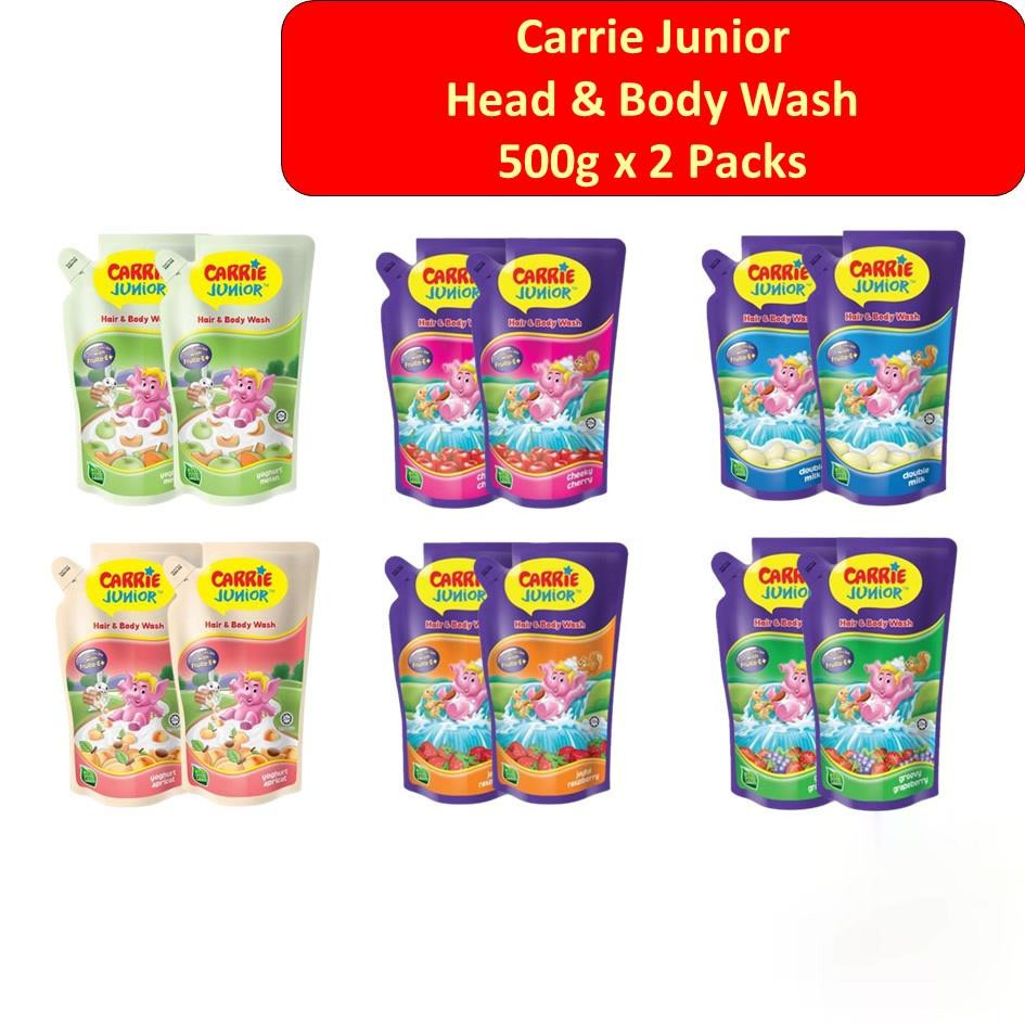 Carrie Junior Hair & Body Wash Refill Pack Twinpack | Shopee Malaysia