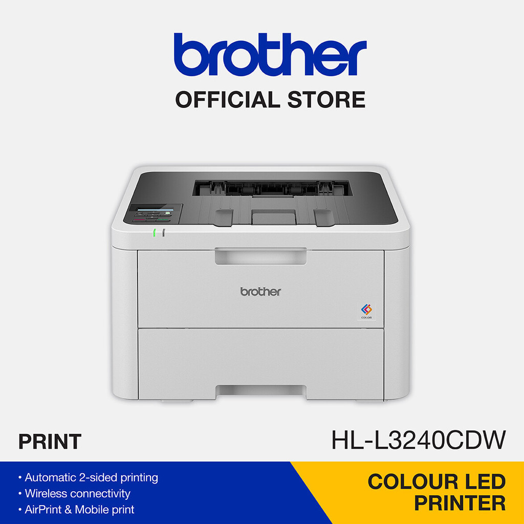 Brother HL-L3240CDW Wireless Colour Laser Printer | Auto 2-sided print ...