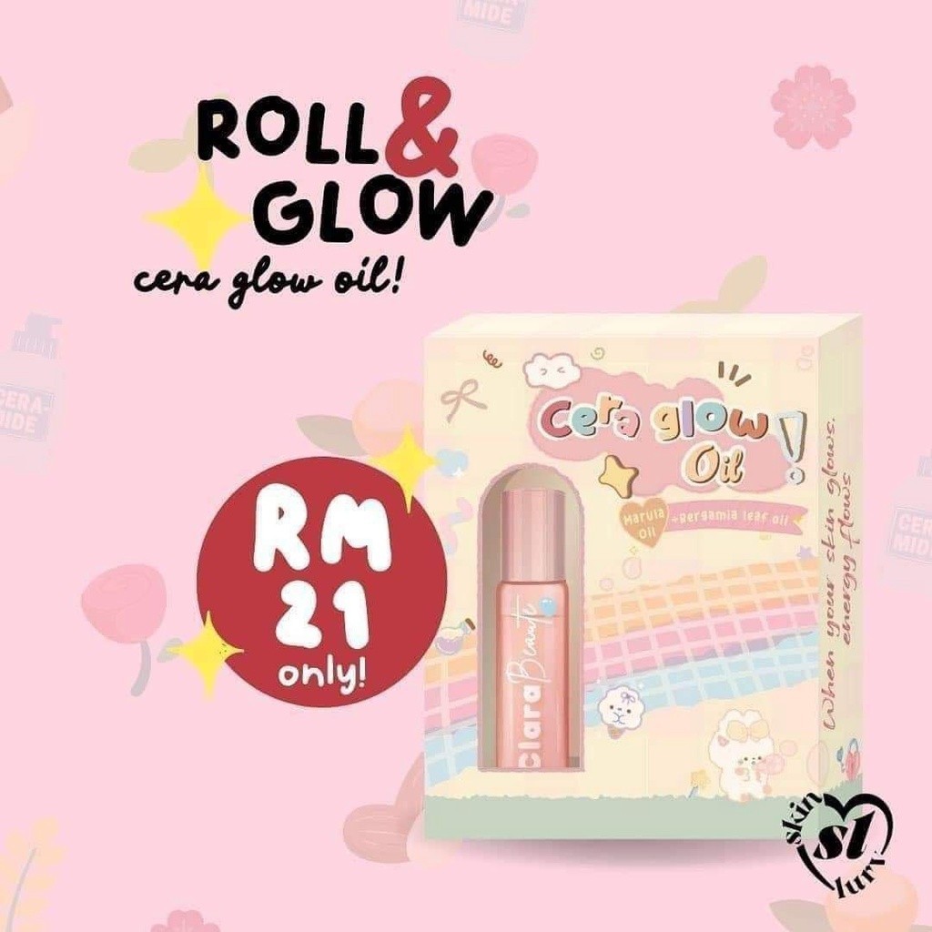 ORIGINAL CERA GLOW OIL BY CLARA BEAUTE | Shopee Malaysia