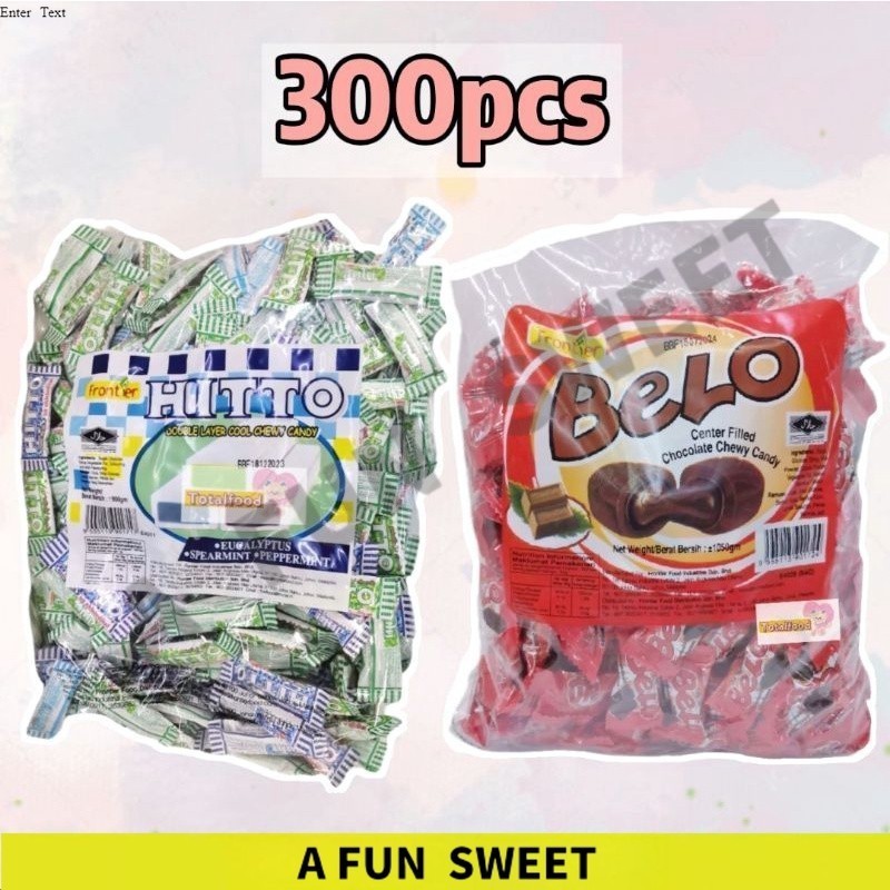 Frontier Belo Hitto Double Layer Cool Chewy Candy 300pcs | Shopee Malaysia