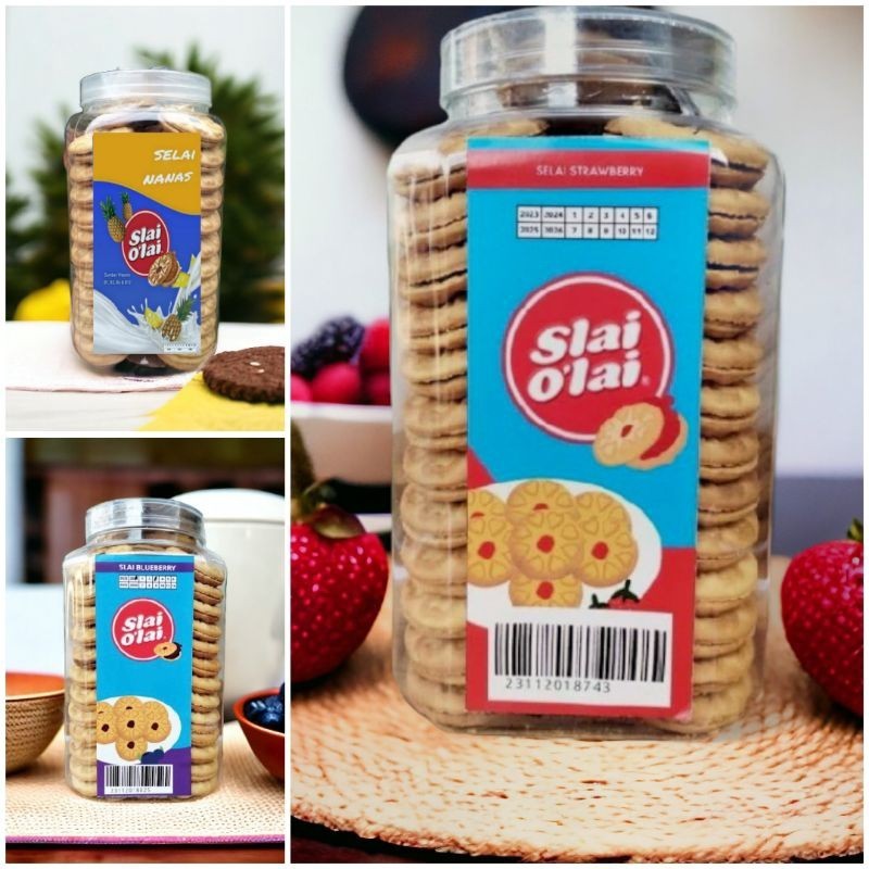 Hampers Snack viral/Snack branded ORI//Snack SLAI OLAI STRAWBERRY-NANAS ...
